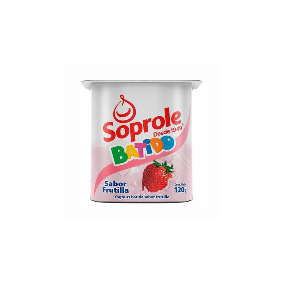 Soprole Yogurth Batido 120 grs FRUTILLA | www.agroloar.cl