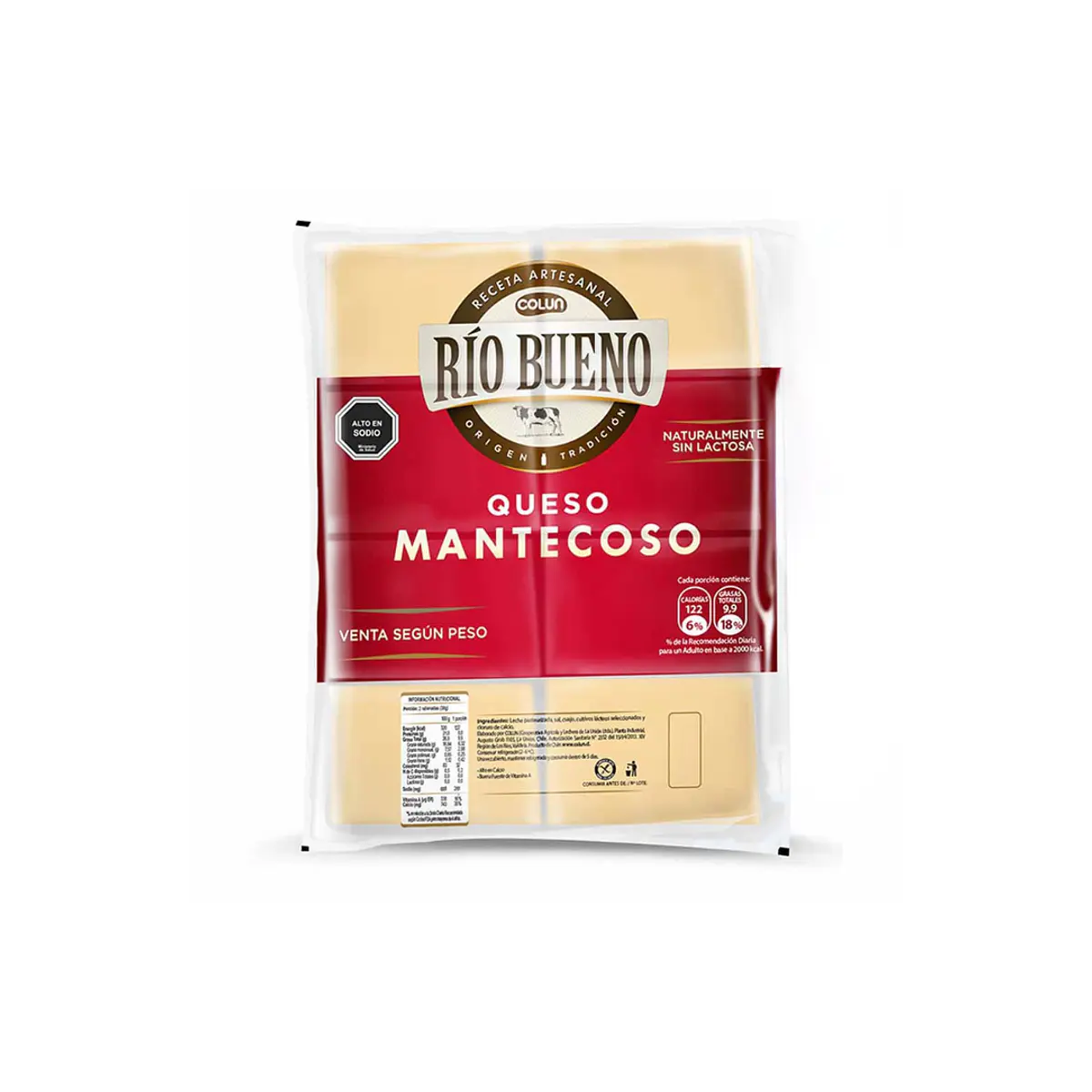 Queso Mantecoso Rio Bueno kg | www.agroloar.cl