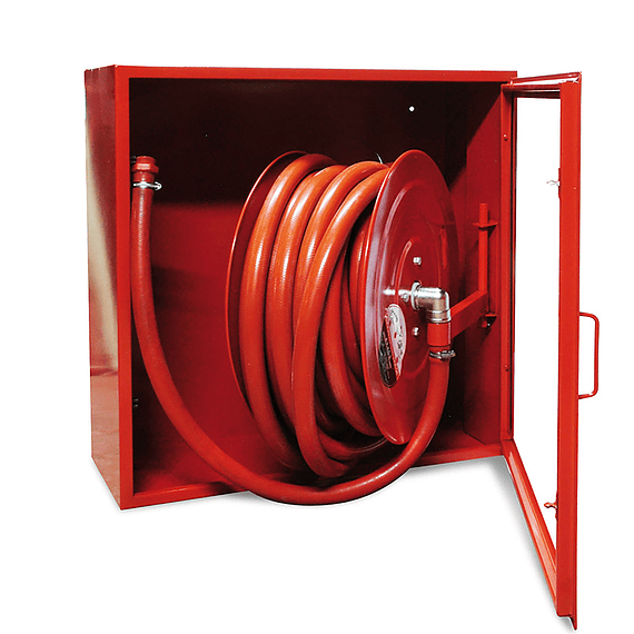 Red Húmeda contra incendios: gabinetes, carretes, mangueras