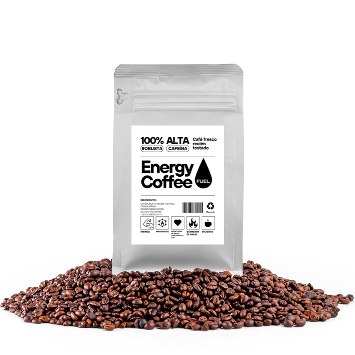 Energy Coffee 50% Robusta by Fuel | www.fuel.cl