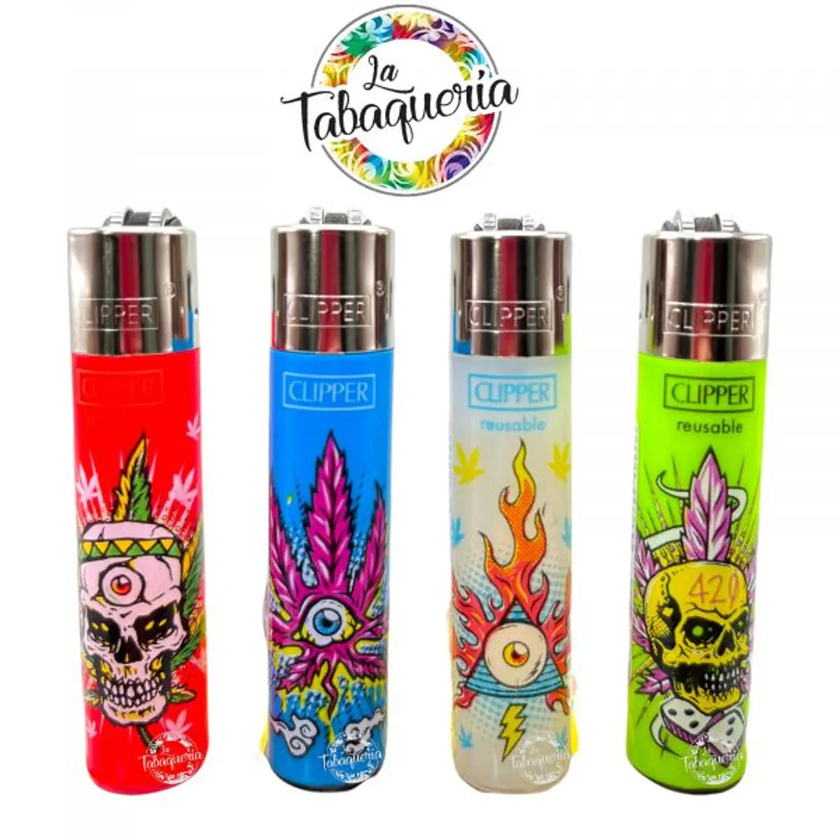 Set Encendedor Clipper 4 Unidades