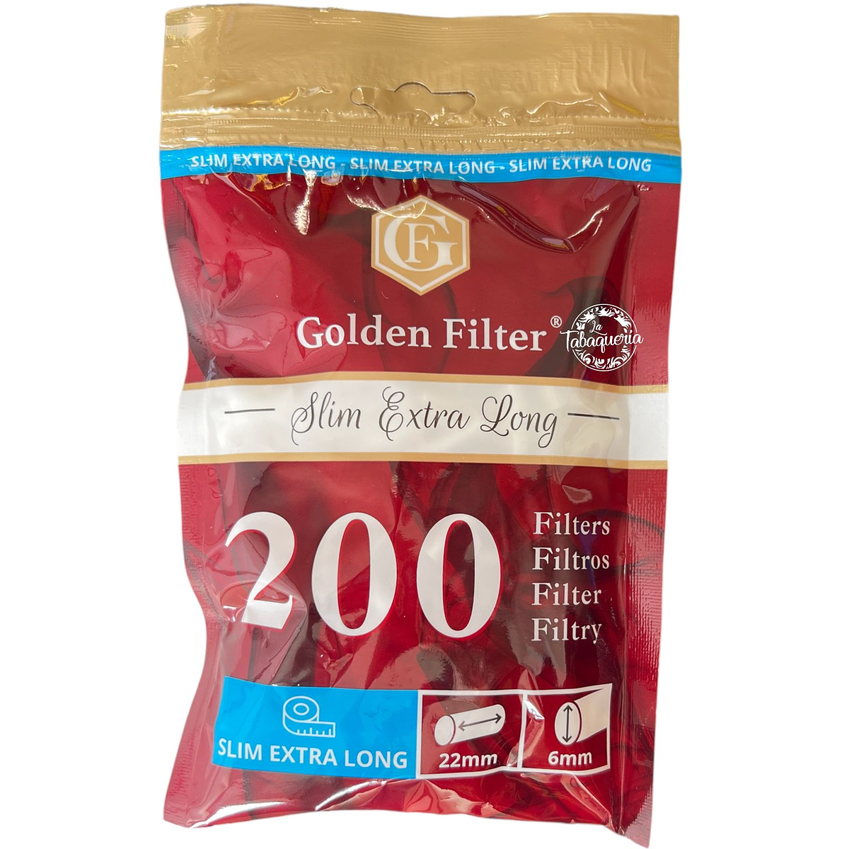 Filtros Golden Slim Extra Long $890xMayor