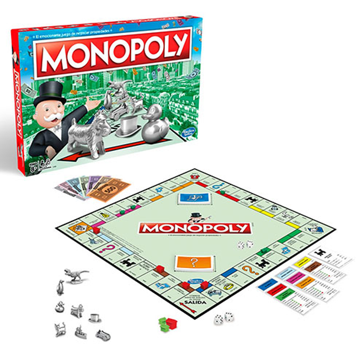 JUEGO HASBRO SALON C1009 MONOPOLY CLASICO