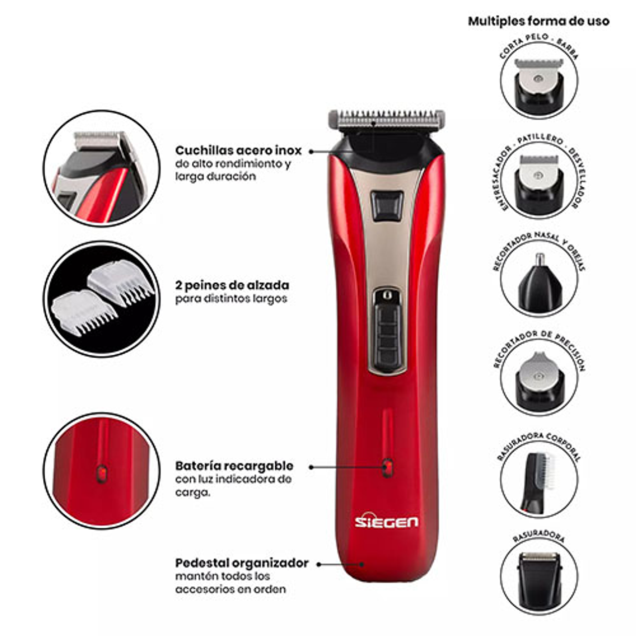 CORTADOR PELO SIEGEN SG-8520 TRIMMER