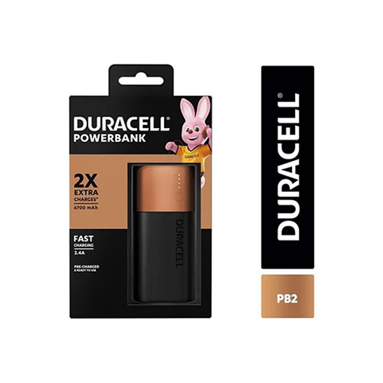 POWER BANK DURACELL 6700MHA PB2