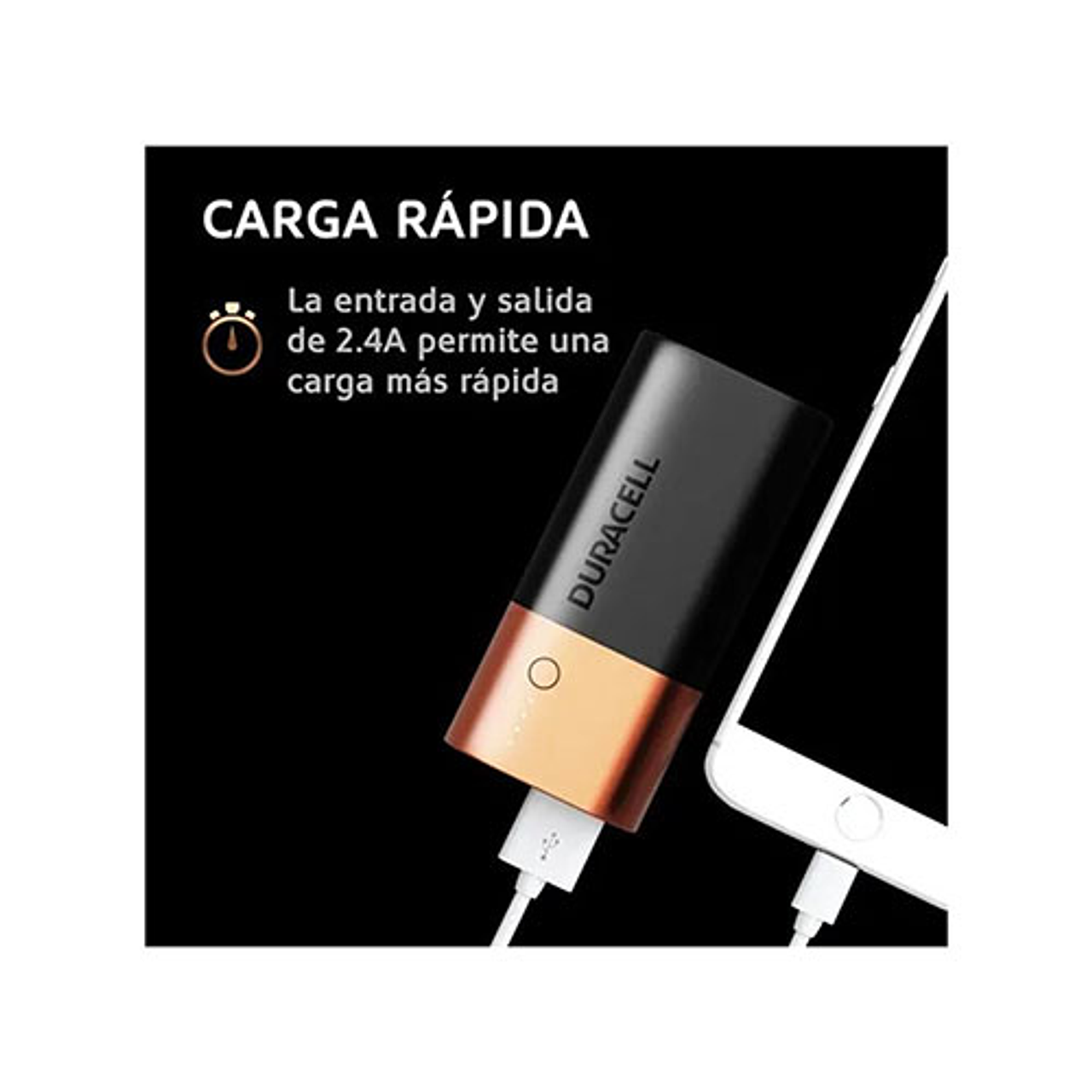 POWER BANK DURACELL 6700MHA PB2