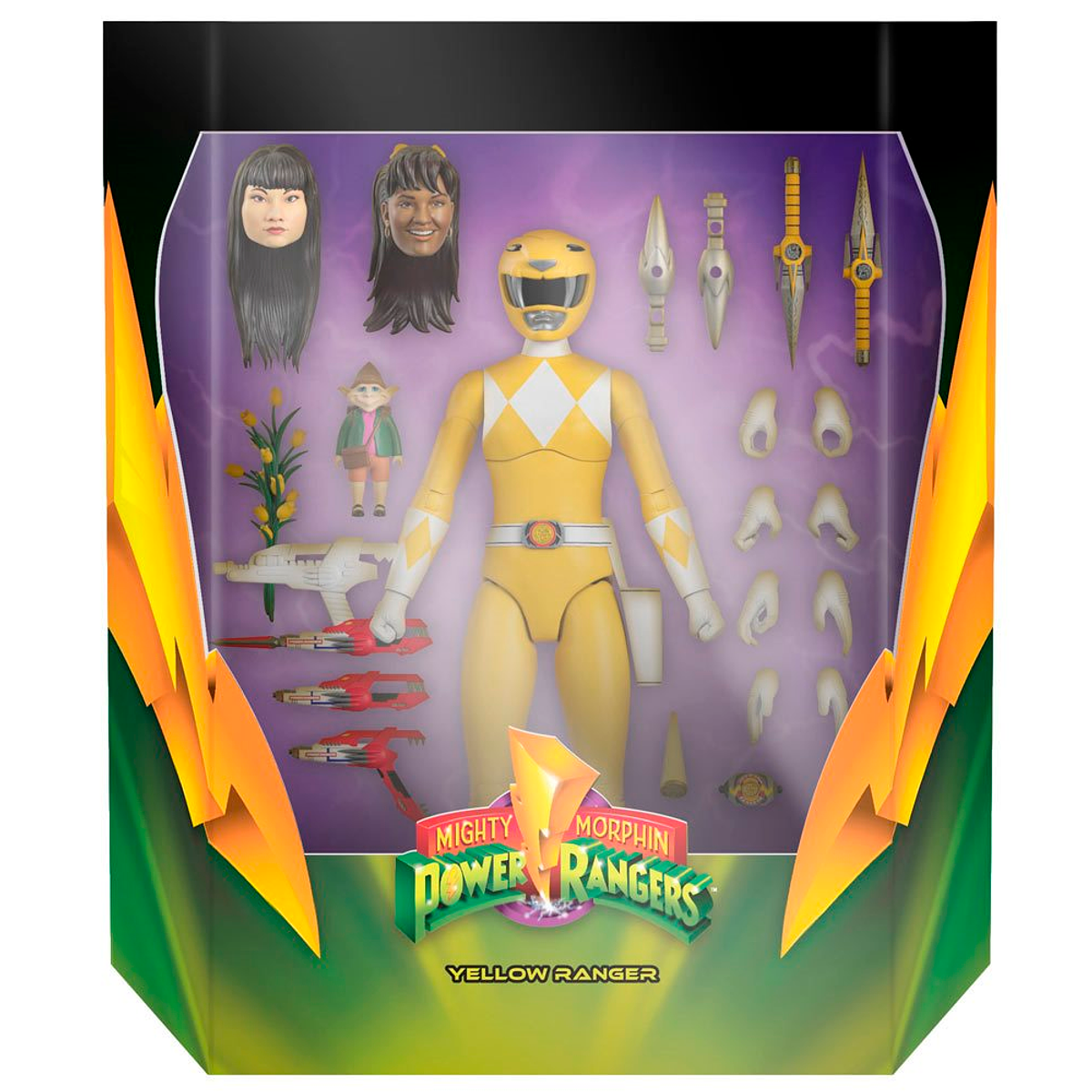 Ultimates! Yellow Ranger Mighty Morphin Power Rangers, Sup | Wyvern