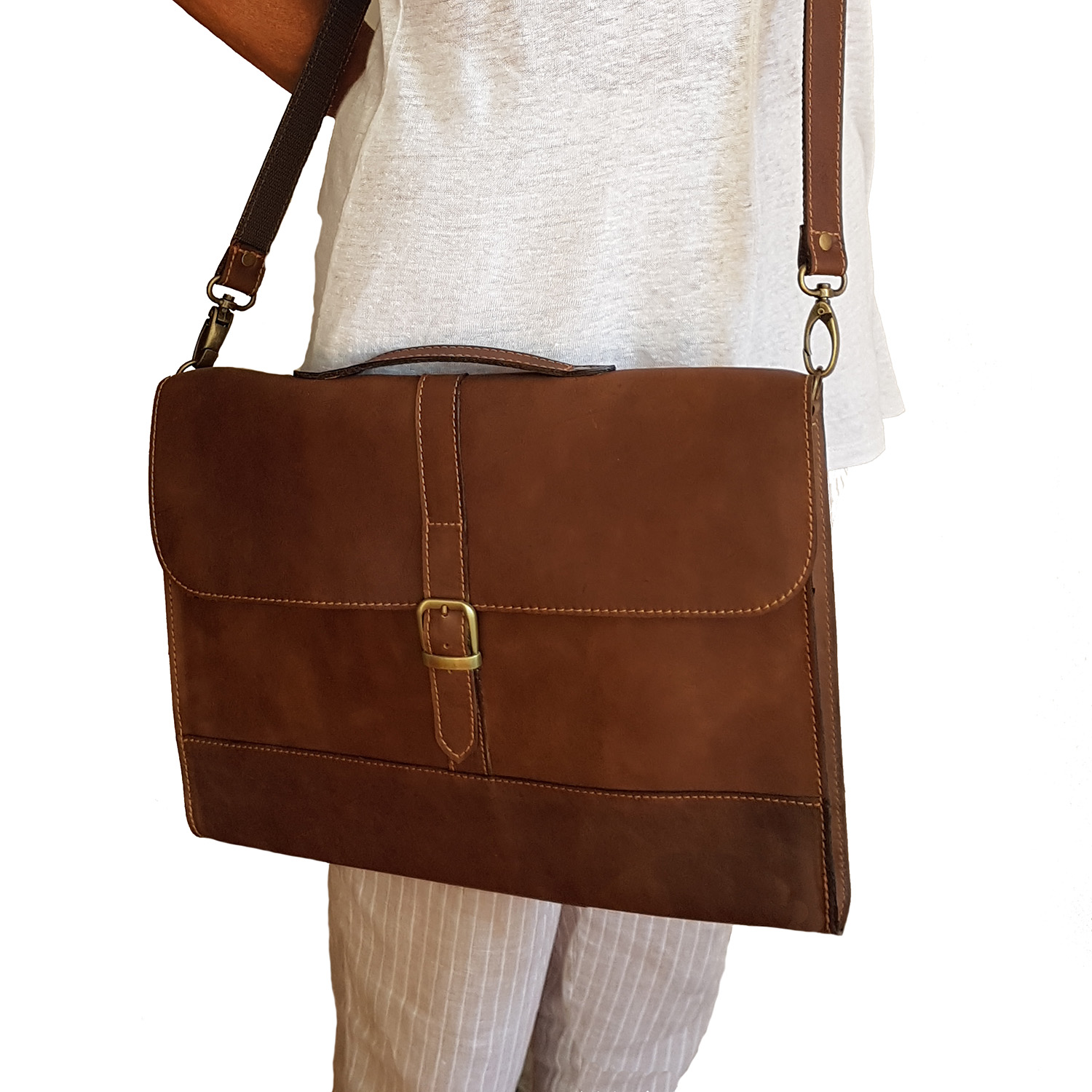 Porta Notebook de Cuero