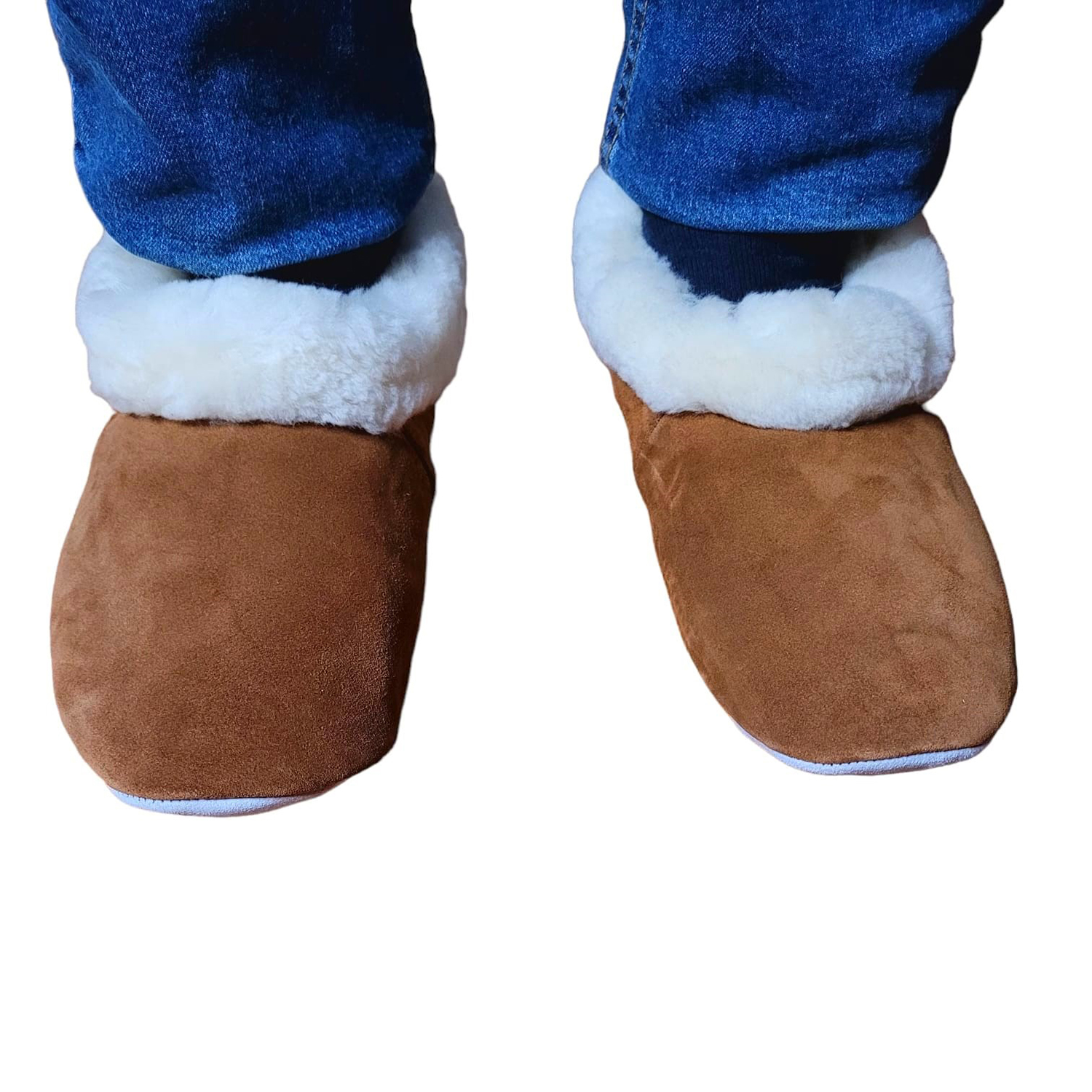 PANTUFLAS CUERO RENO