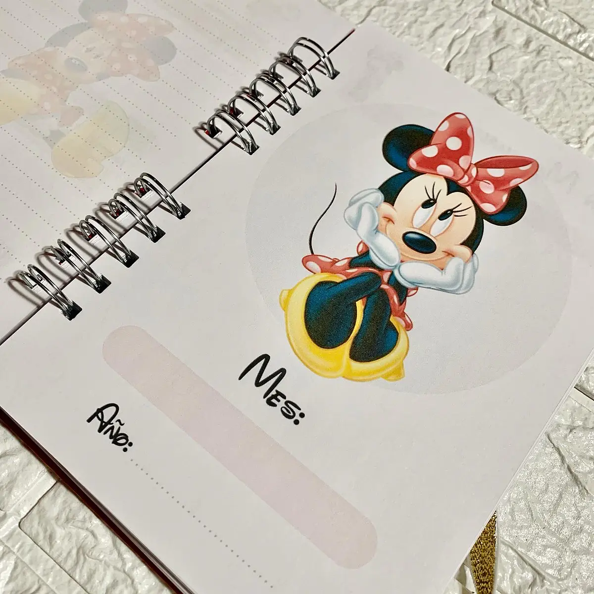 Planner Anual Minnie Mouse