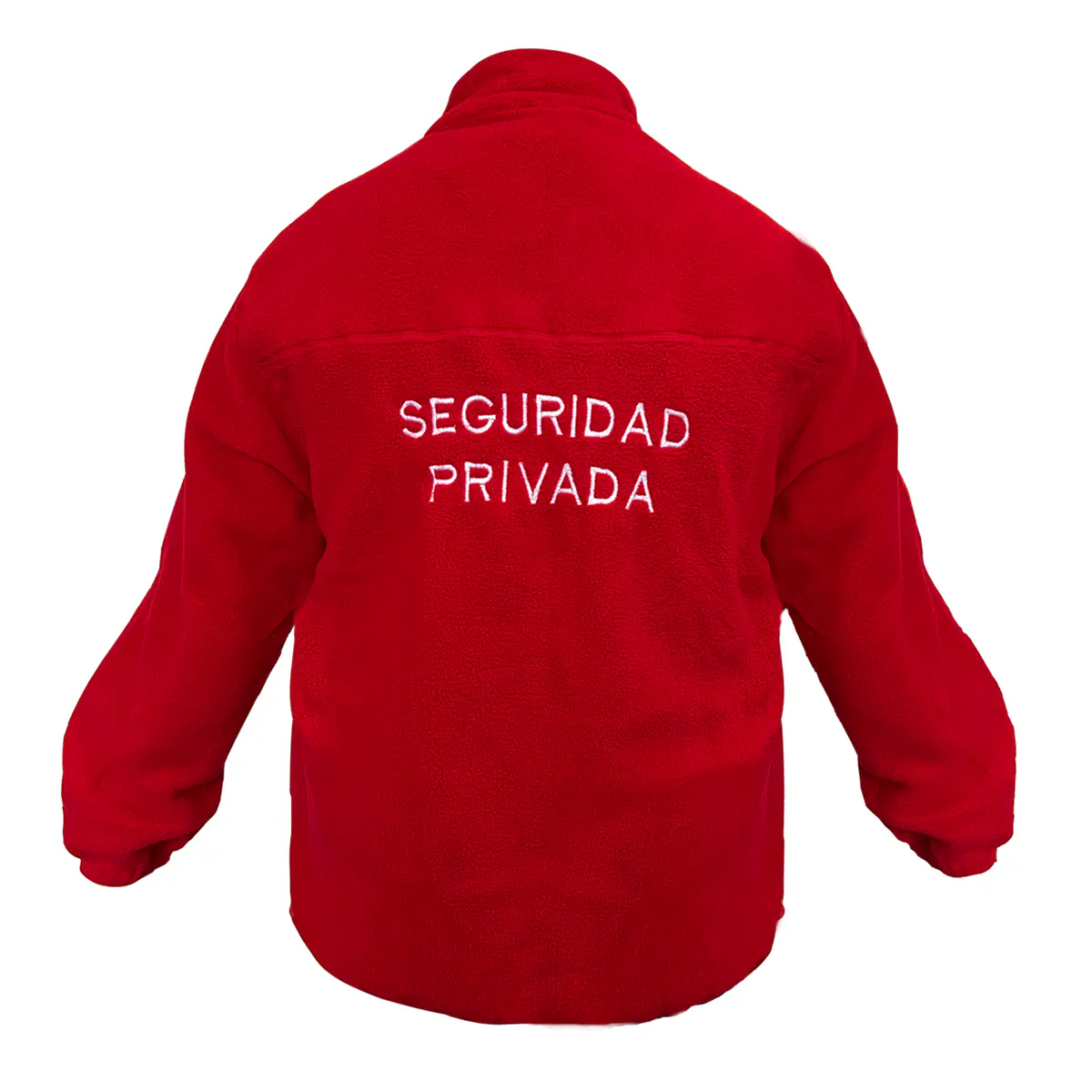 Chaqueta Polar Roja para Guardias de Seguridad