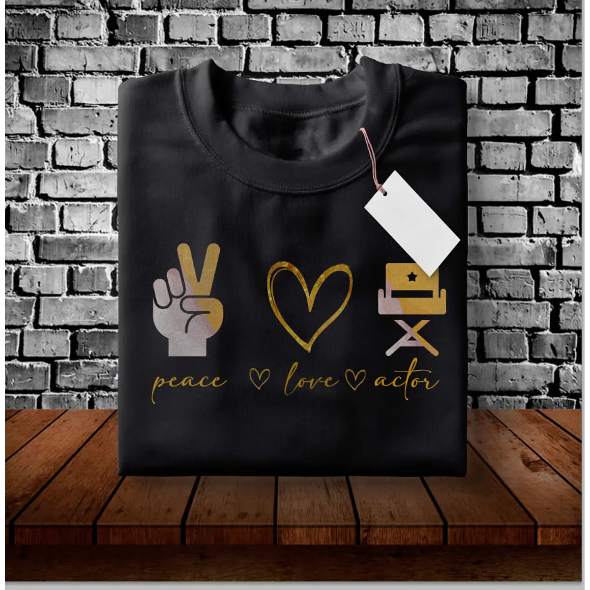 20 Diseños Plantillas Playera Peace and Love Editable + Png