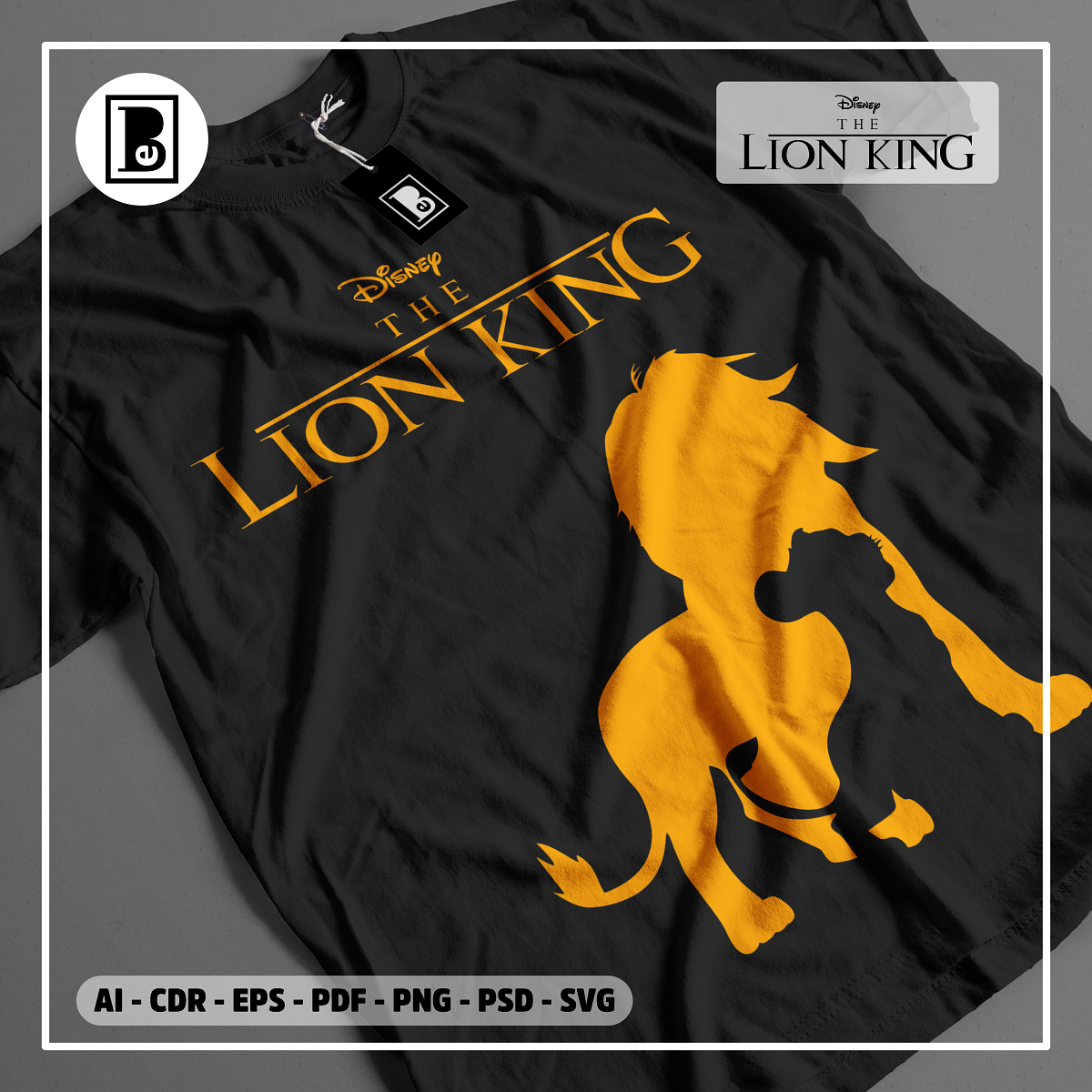 Vector Diseños Plantillas El Rey León Editable