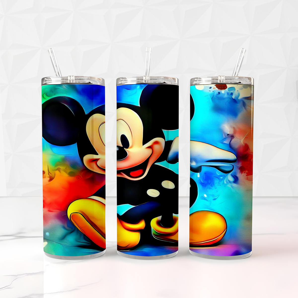 66 Diseños Plantillas Tumbler Mickey Mouse 20oz Alta Resoluc