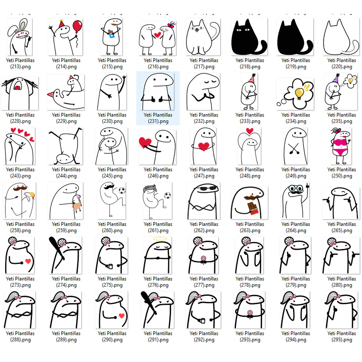 Diseños Plantillas 300 Deformitos Flork Sublimación Png