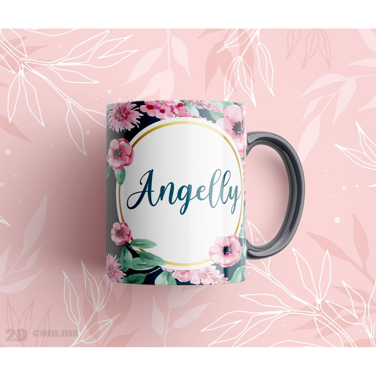 15 Diseños Plantillas Tazas Florales Flores Archivos Png y E