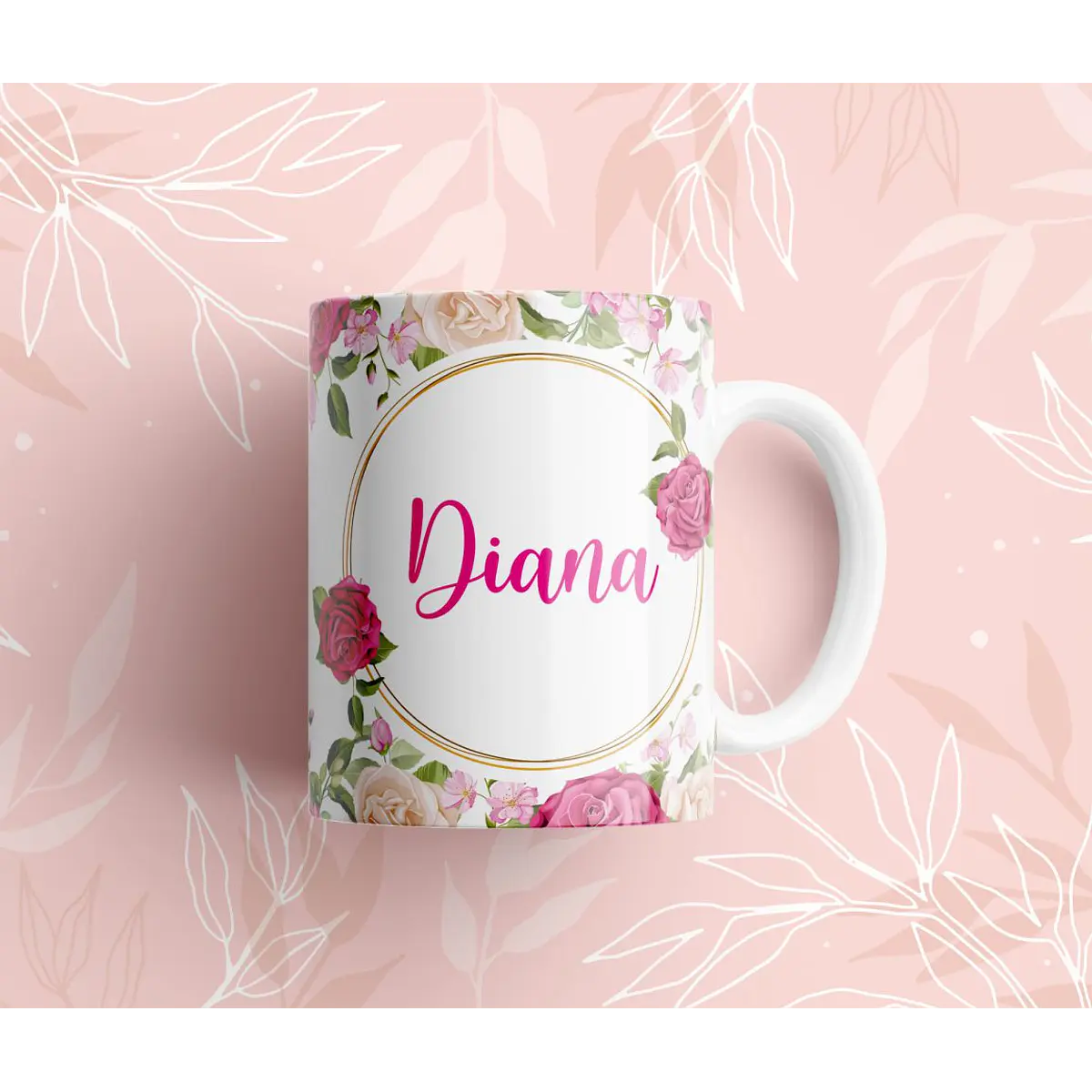 15 Diseños Plantillas Tazas Florales Flores Archivos Png y E