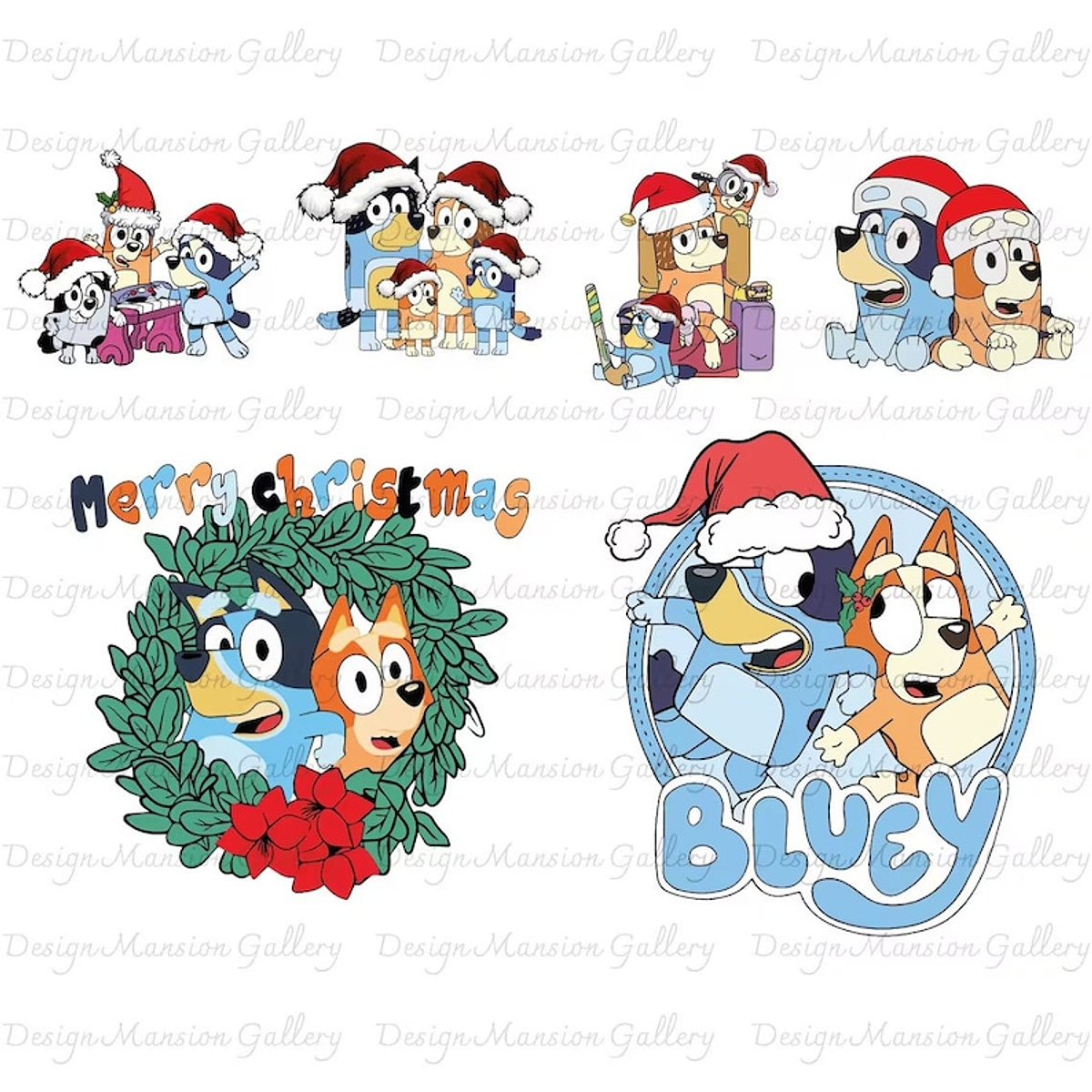 Imágenes﻿ Bluey Navidad Png, Images Bluey Png Clipart 300 dp