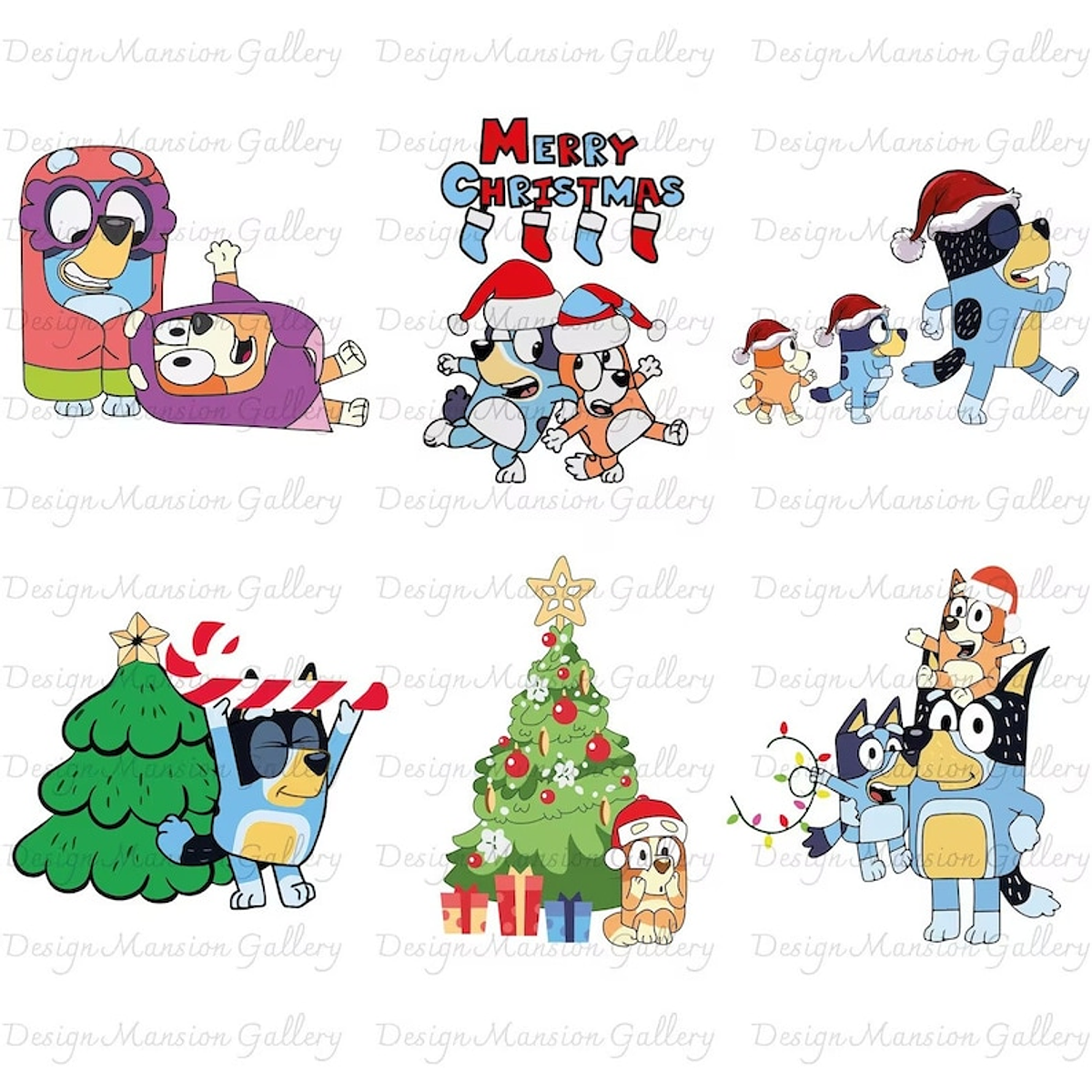 Imágenes﻿ Bluey Navidad Png, Images Bluey Png Clipart 300 dp