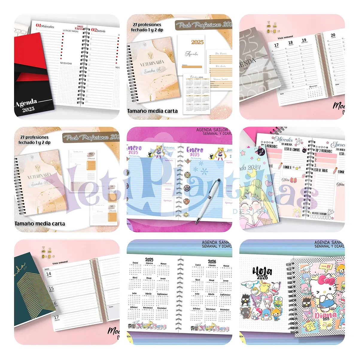 Mega Pack Agendas Planes 2025 Completo + Actualizaciones Arc