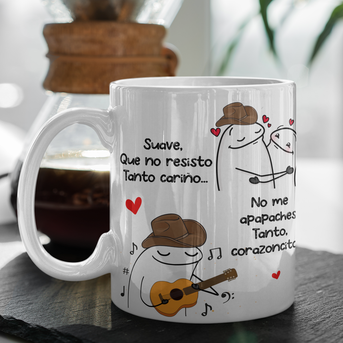 Disenõs Tazas Flork Suave Que no resisto Tanto Cariño No me