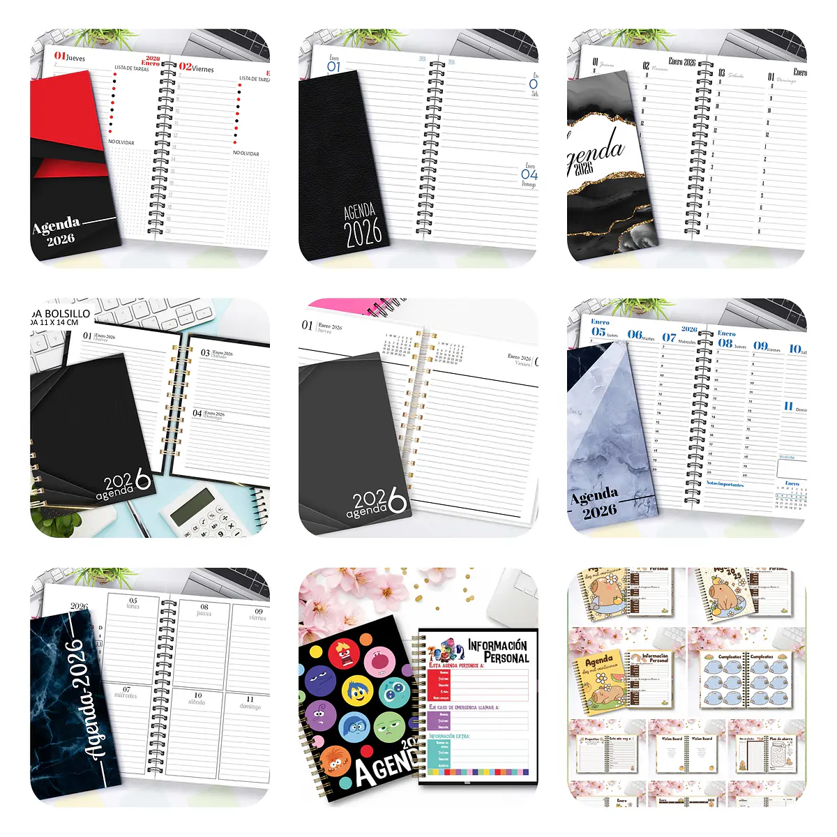 Mega Pack Agendas Planes 2026 Completo + Actualizaciones Arc
