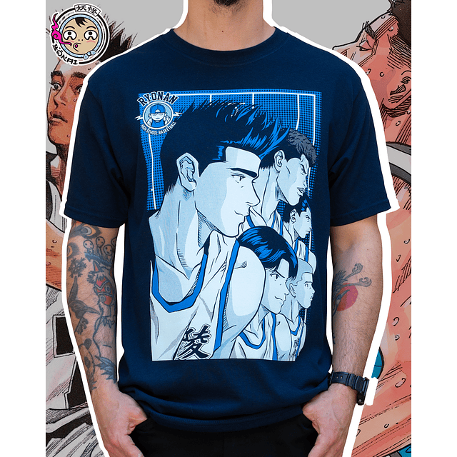 Ryonan Slam Dunk Azul marino