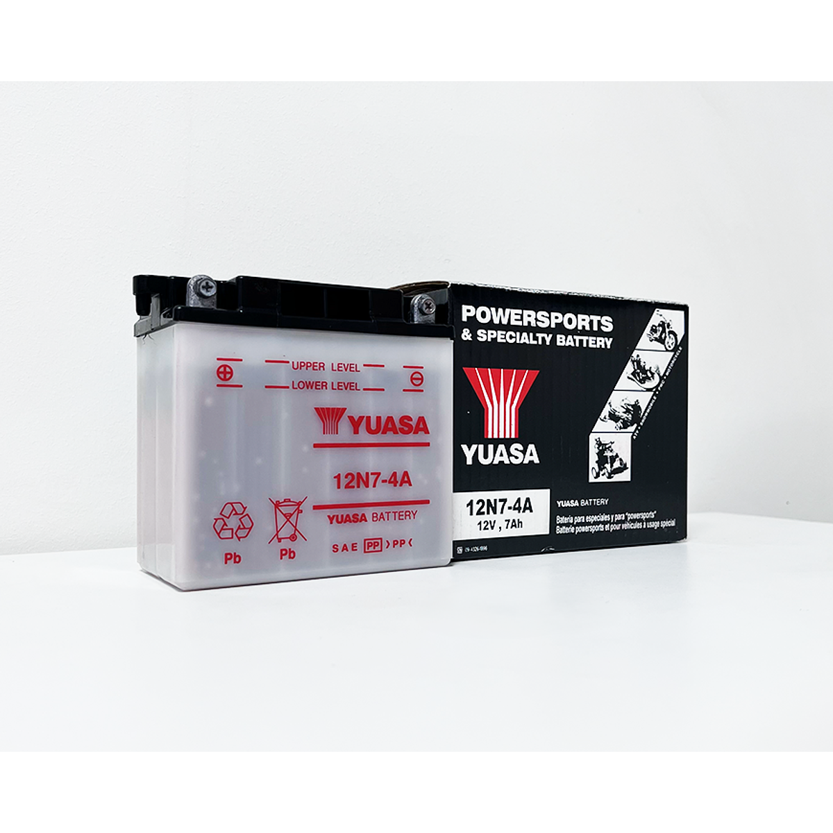 Batería de moto Yuasa 12N7-4A | Batetec | Tienda de Baterías