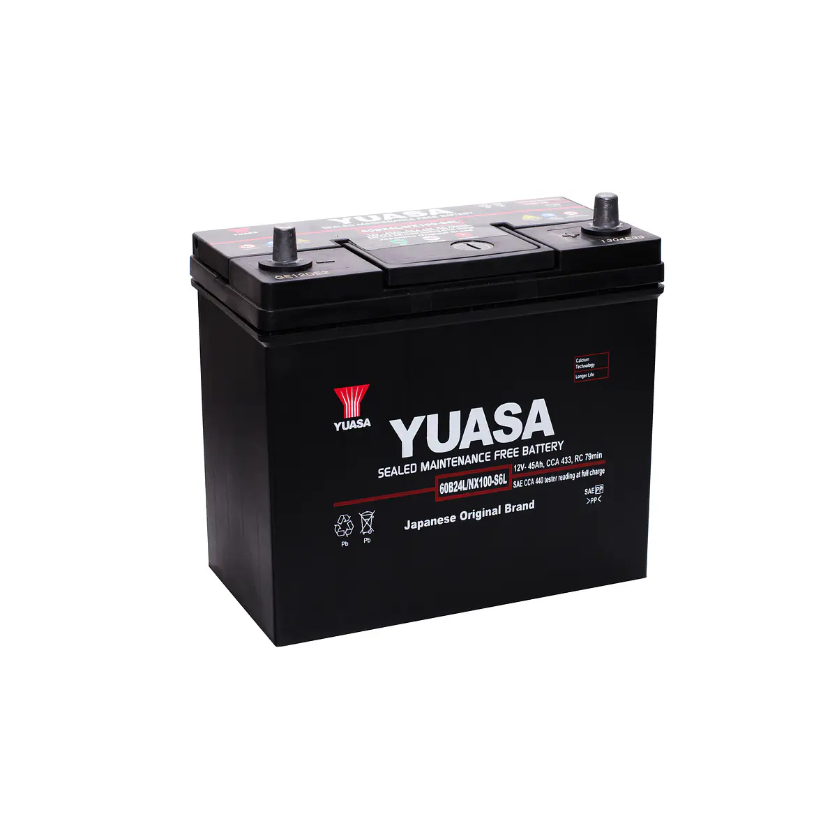 Batería de Auto Yuasa 60B24L | Batetec | Tienda de Baterías