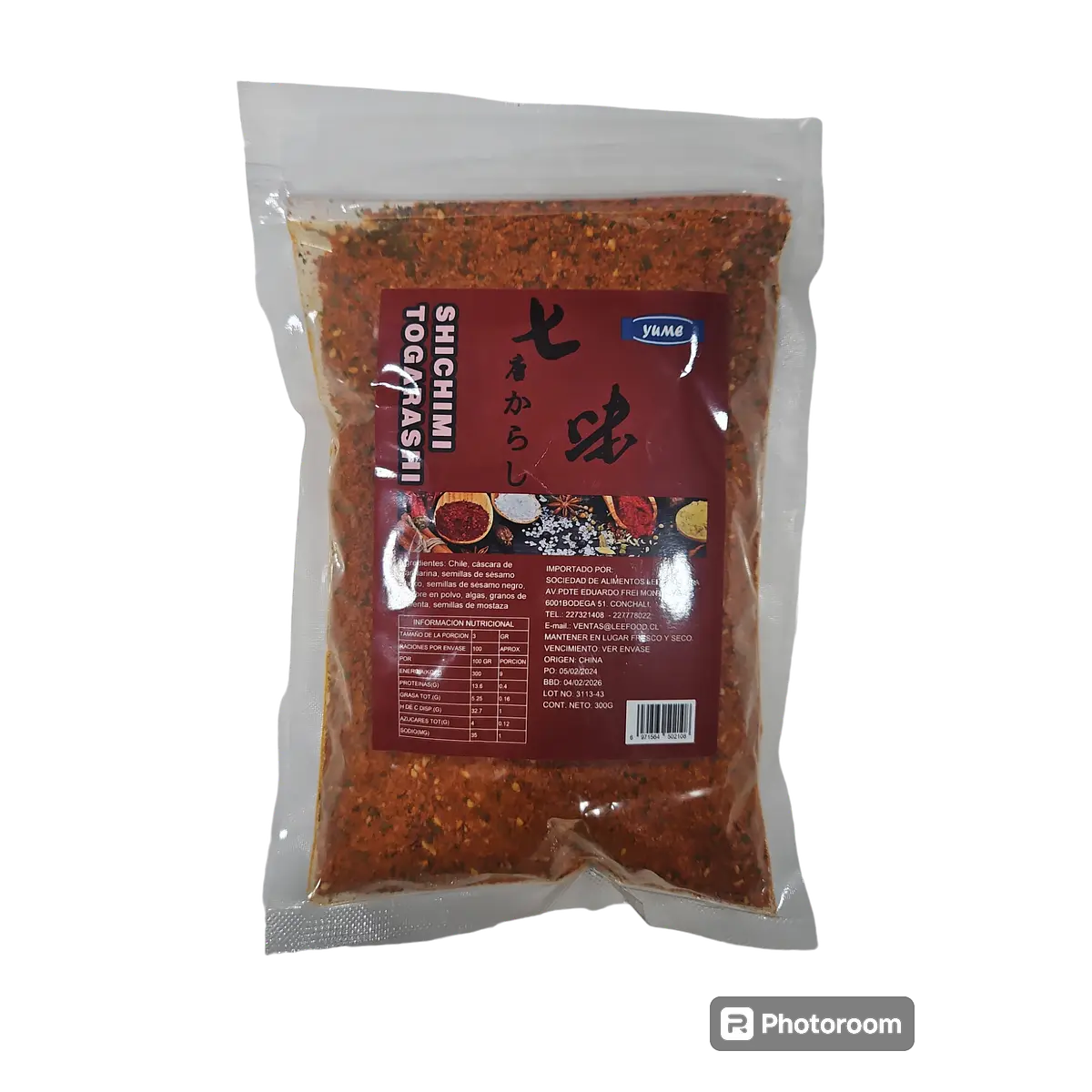 Sichimi Togarashi 300GR | Leefoodservice