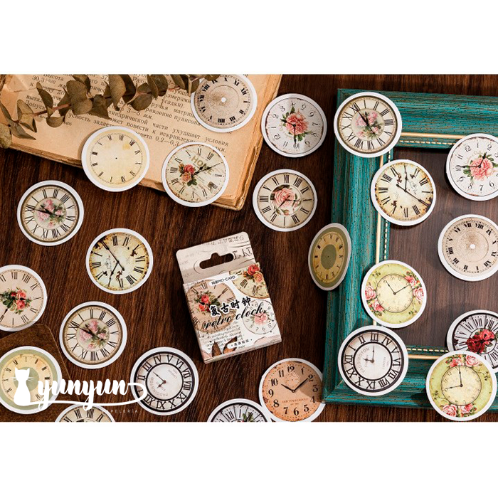 Caja Stickers Clock - 45 pzas