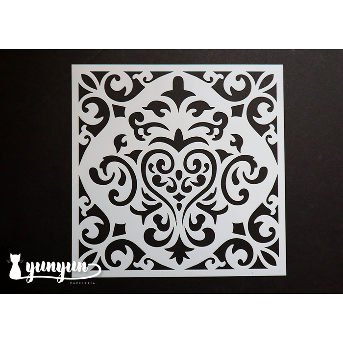 Stencil Corazón - 15x15cm