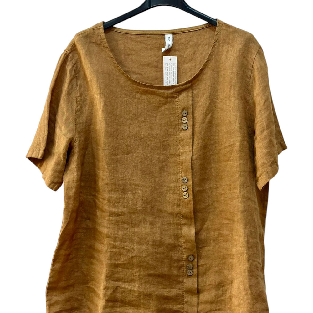 Blusa Lino 3 Botones