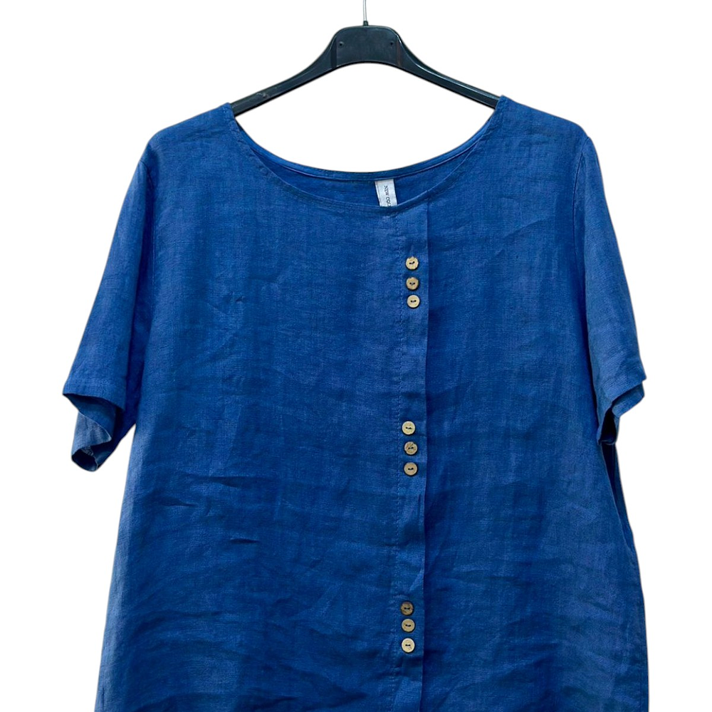 Blusa Lino 3 Botones