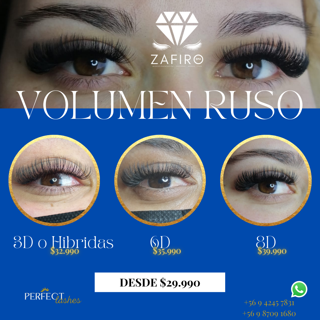 Extensiones de Pestañas Volumen Ruso