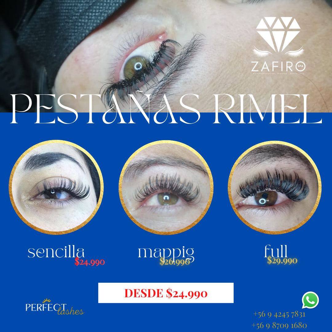 Extensiones de Pestañas Tecnica Rimel