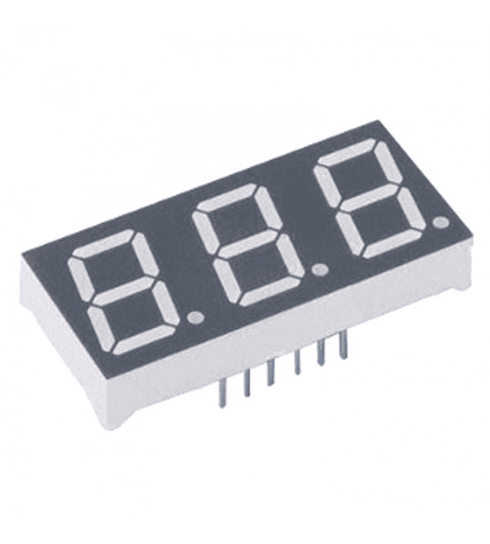 DISPLAY MULTIPLEXADO TRIPLE ANODO COMUN -ZAMUX BOGOTA