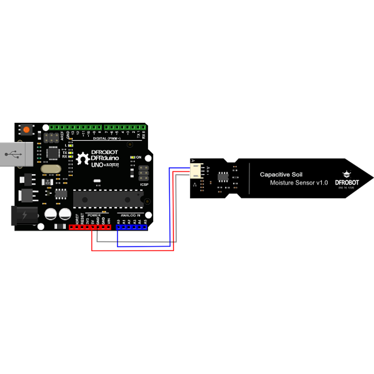 SENSOR CAPACITIVO HUMEDAD DE SUELO SEN0193 - ZAMUX BOGOTA