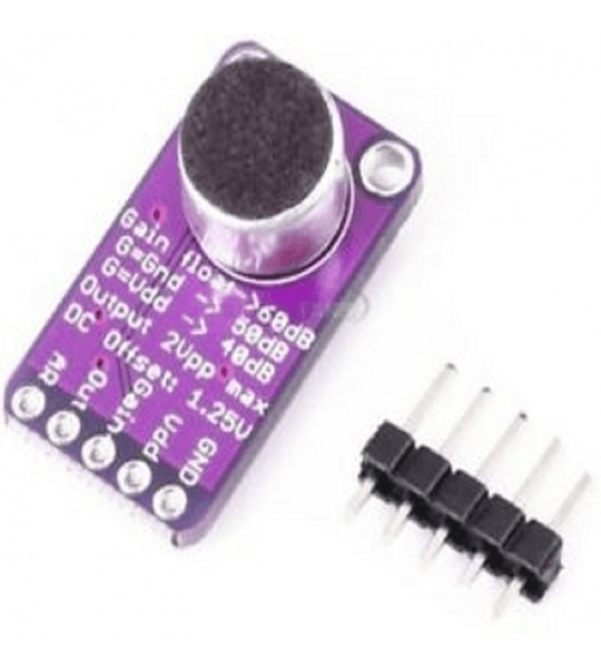 SENSOR DE SONIDO CON AMPLIFICADOR MAX9814 - ZAMUX BOGOTA