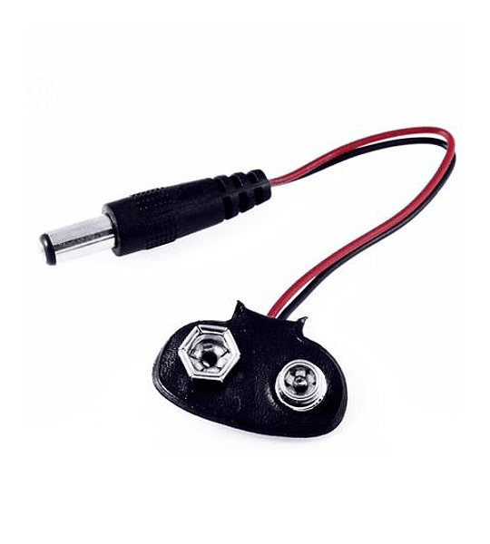 PORTAPILA PARA BATERIA 9 V A ARDUINO - ZAMUX BOGOTA