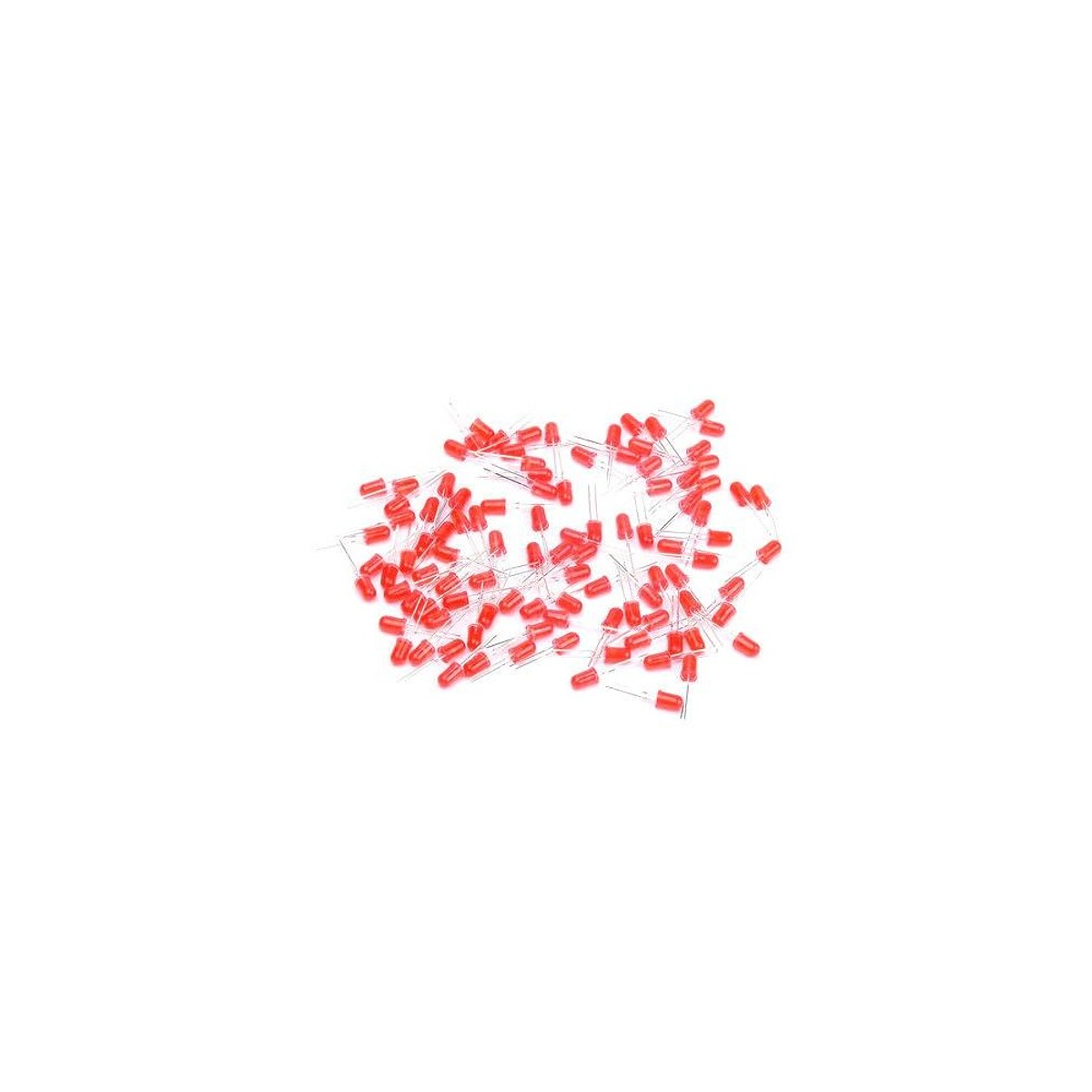 SET 100 LEDS COLOR ROJO 5MM - ZAMUX BOGOTA