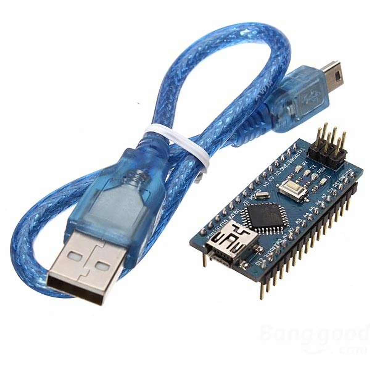 ARDUINO NANO V3 ATMEGA 328P CON PINES SOLDADOS - ZAMUX BO...