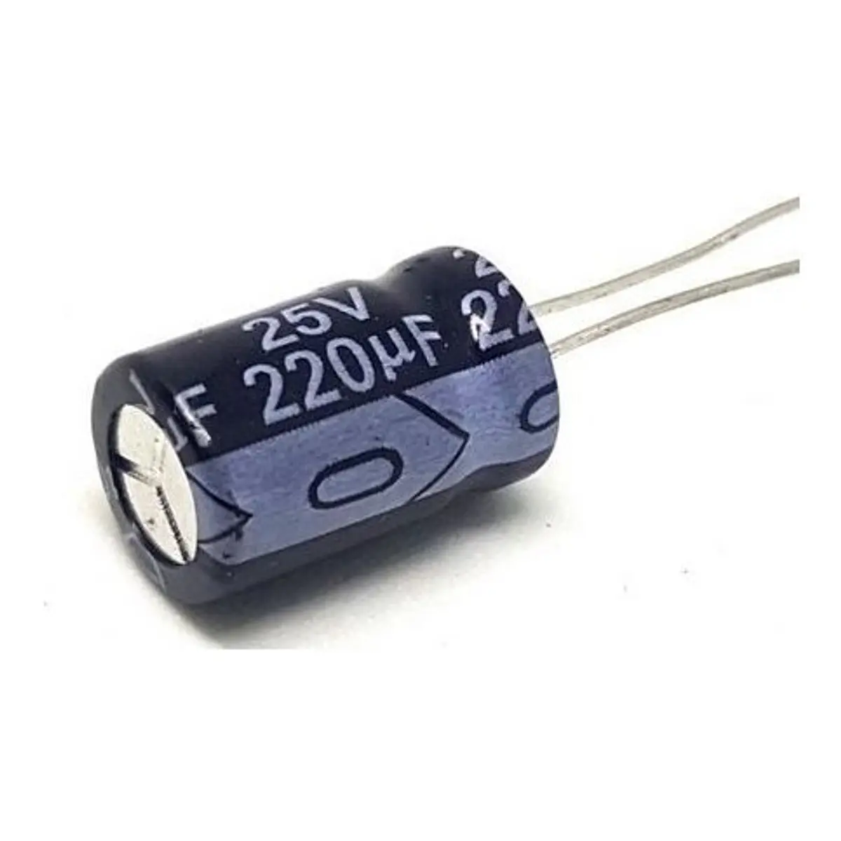 Condensador Electrolítico 220uf 25v - 50v - ZAMUX