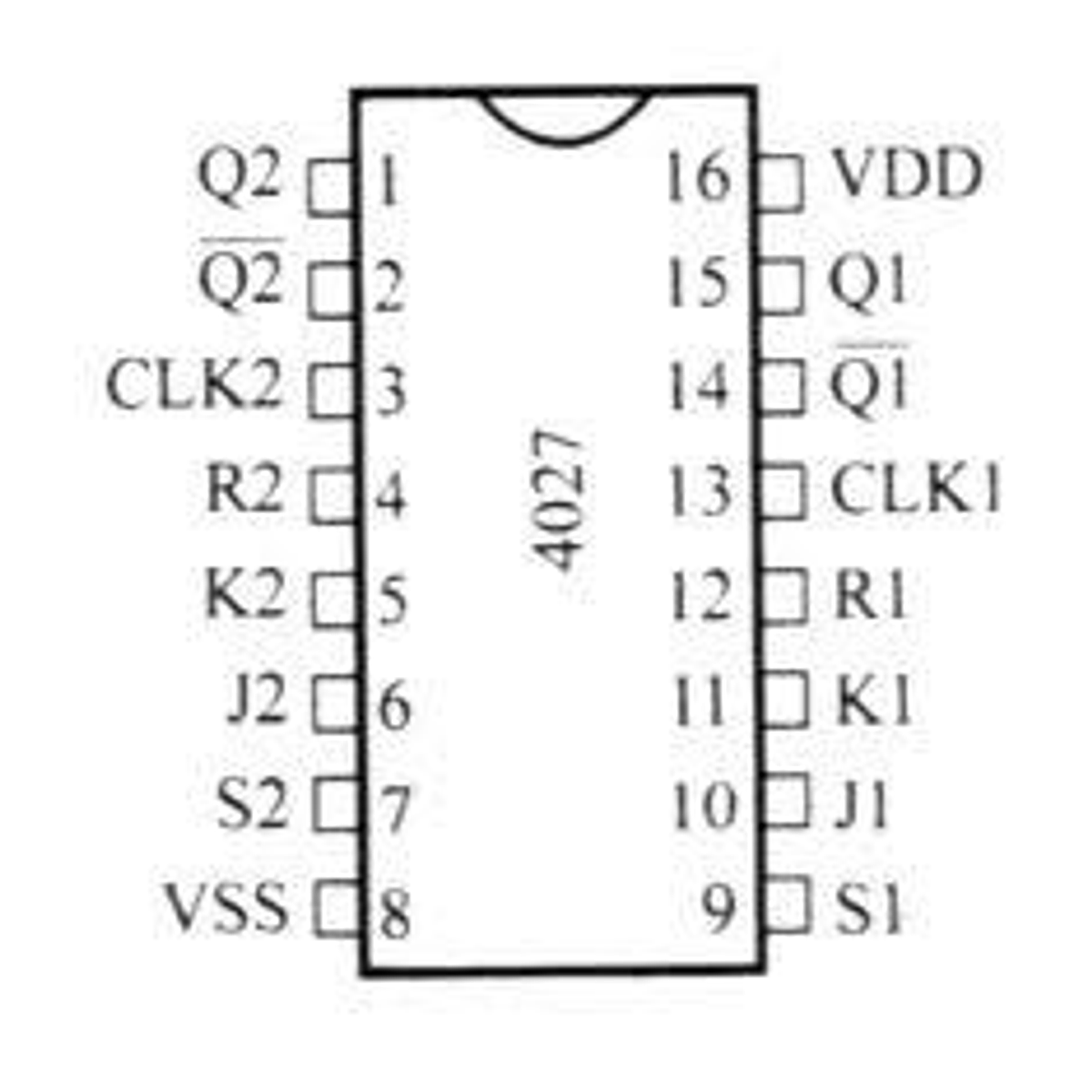 CD4027 CMOS Flip Flop Dual Tipo J K - ZAMUX BOGOTA