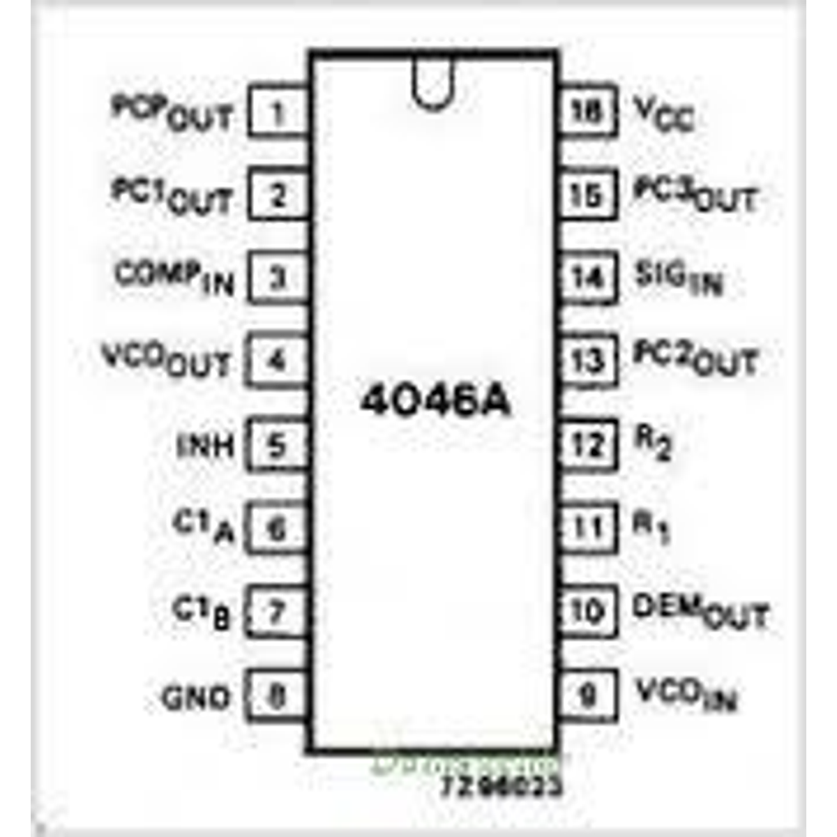 CD4046 CMOS Phase Lock Loop (PLL) - ZAMUX BOGOTA