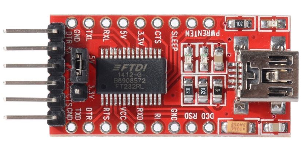 MODULO CONVERSOR FT232R A MINI USB TTL SERIAL ARDUINO FTD...
