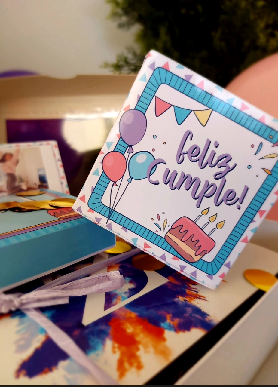 Kit Caja Explosiva Caja De Chocolate Artesnales