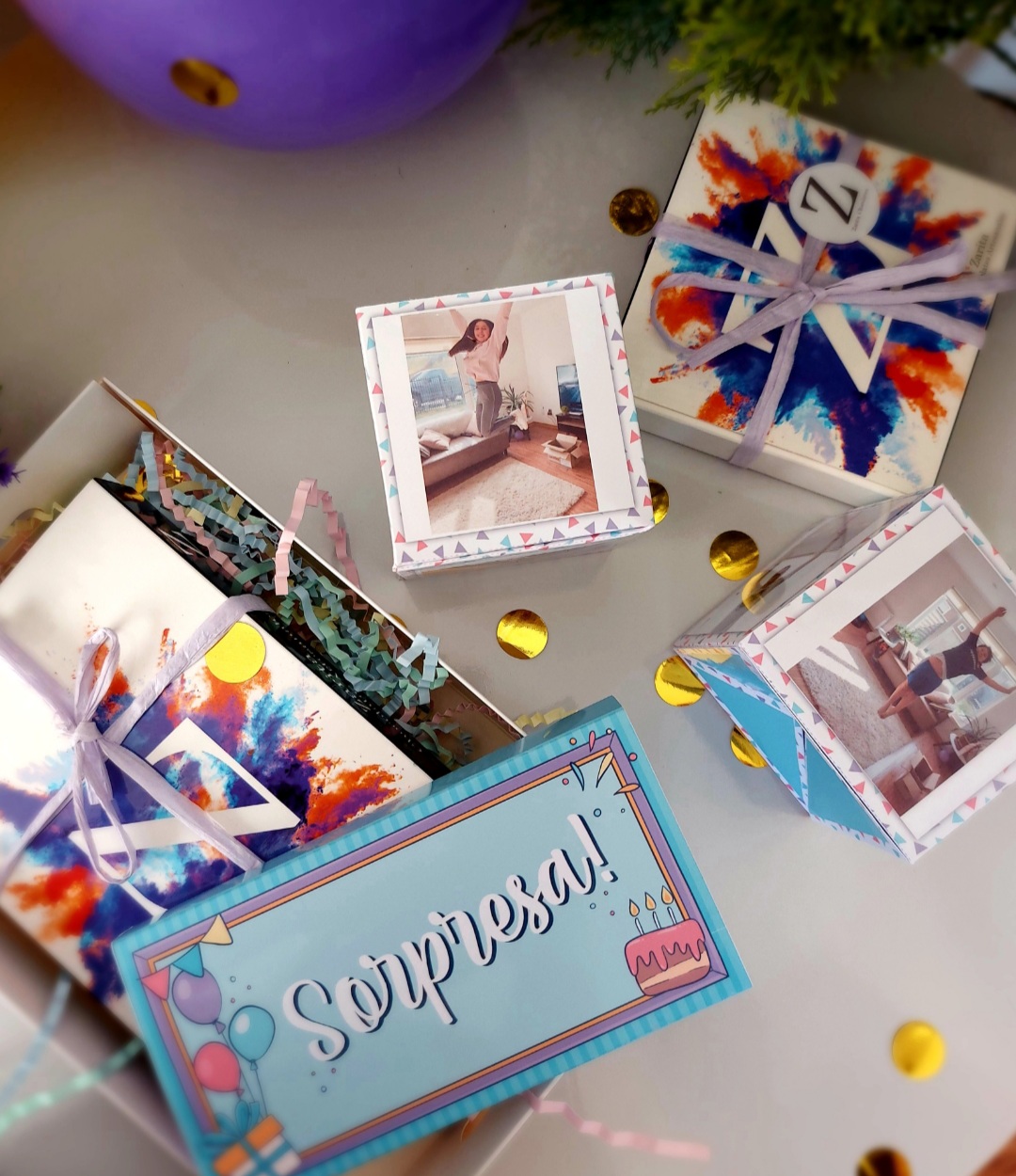 Kit Caja Explosiva Caja De Chocolate Artesnales