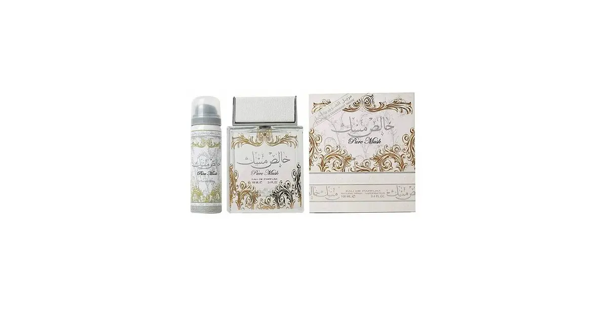Lattafa Pure Musk Gift Set – Eau de Parfum 100ml + Deodorant