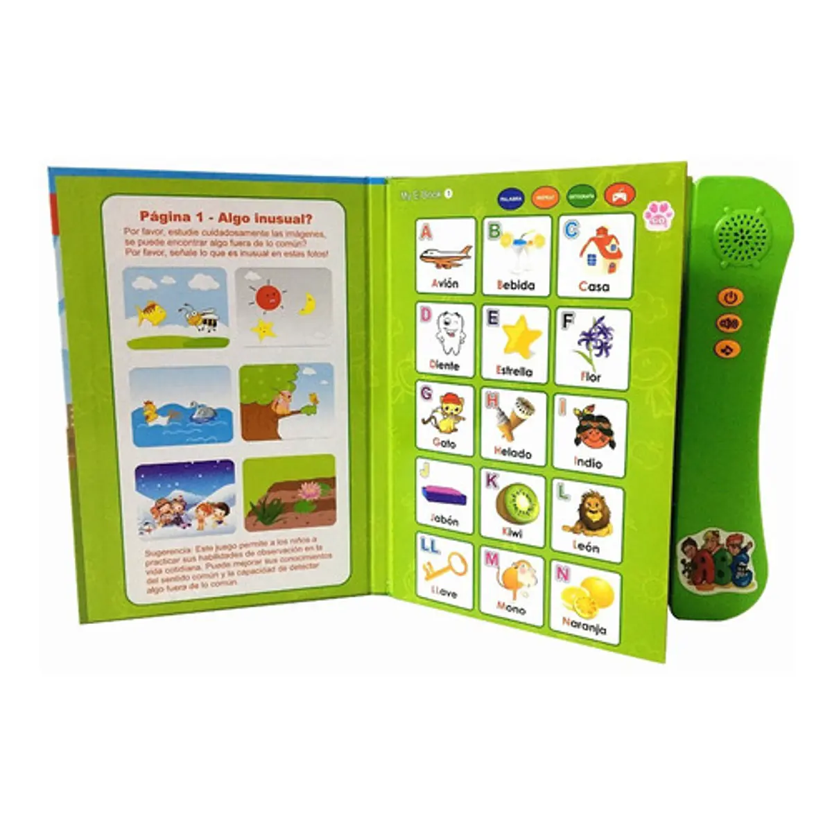 Libro Interactivo De Aprendizaje Educativo Con Sonido Niños | Zialspa